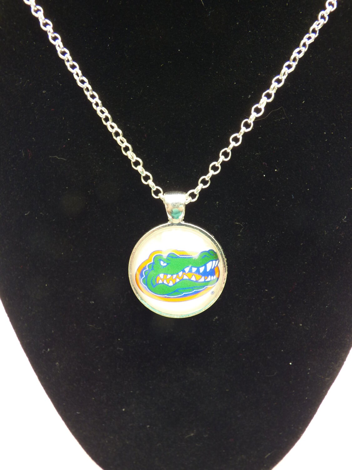 UF Florida Gator Pendant Necklace - Etsy