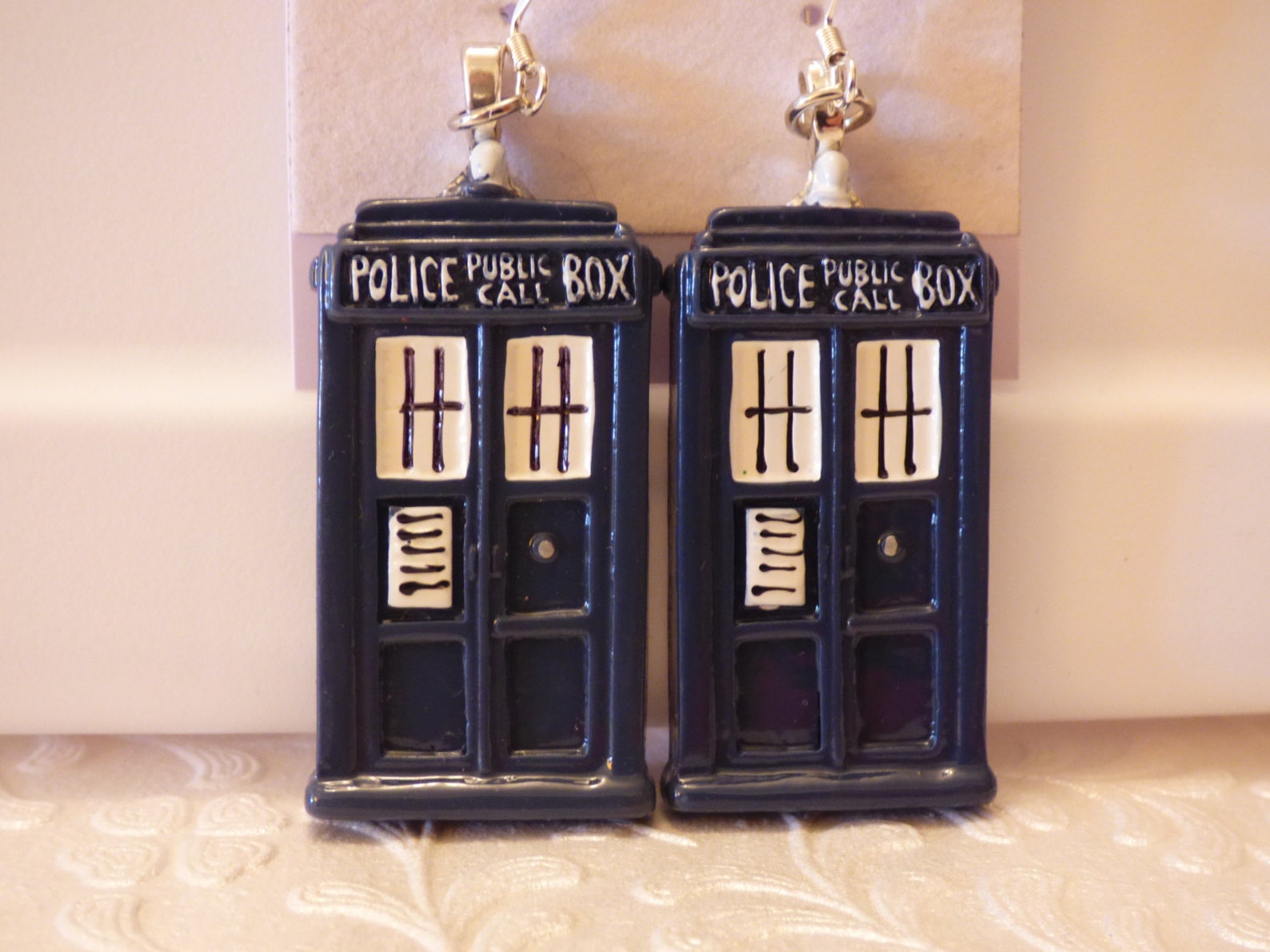 Doctor Who Tardis Earrings - Etsy