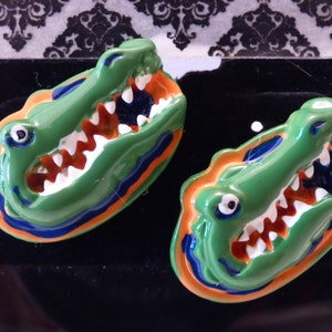 UF Gator Head Stud Earrings - Etsy