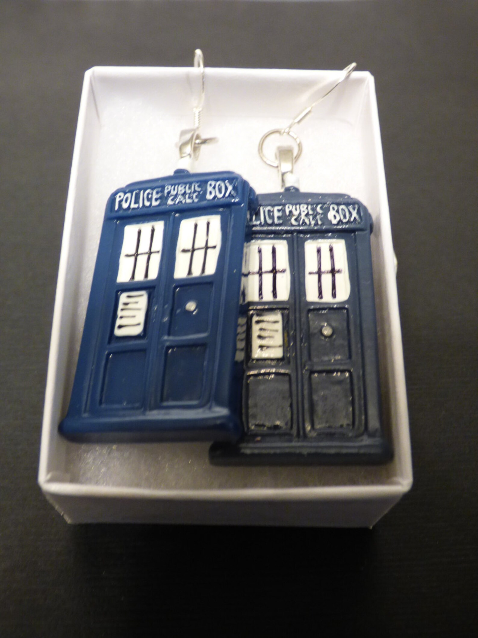 Doctor Who Tardis Earrings - Etsy