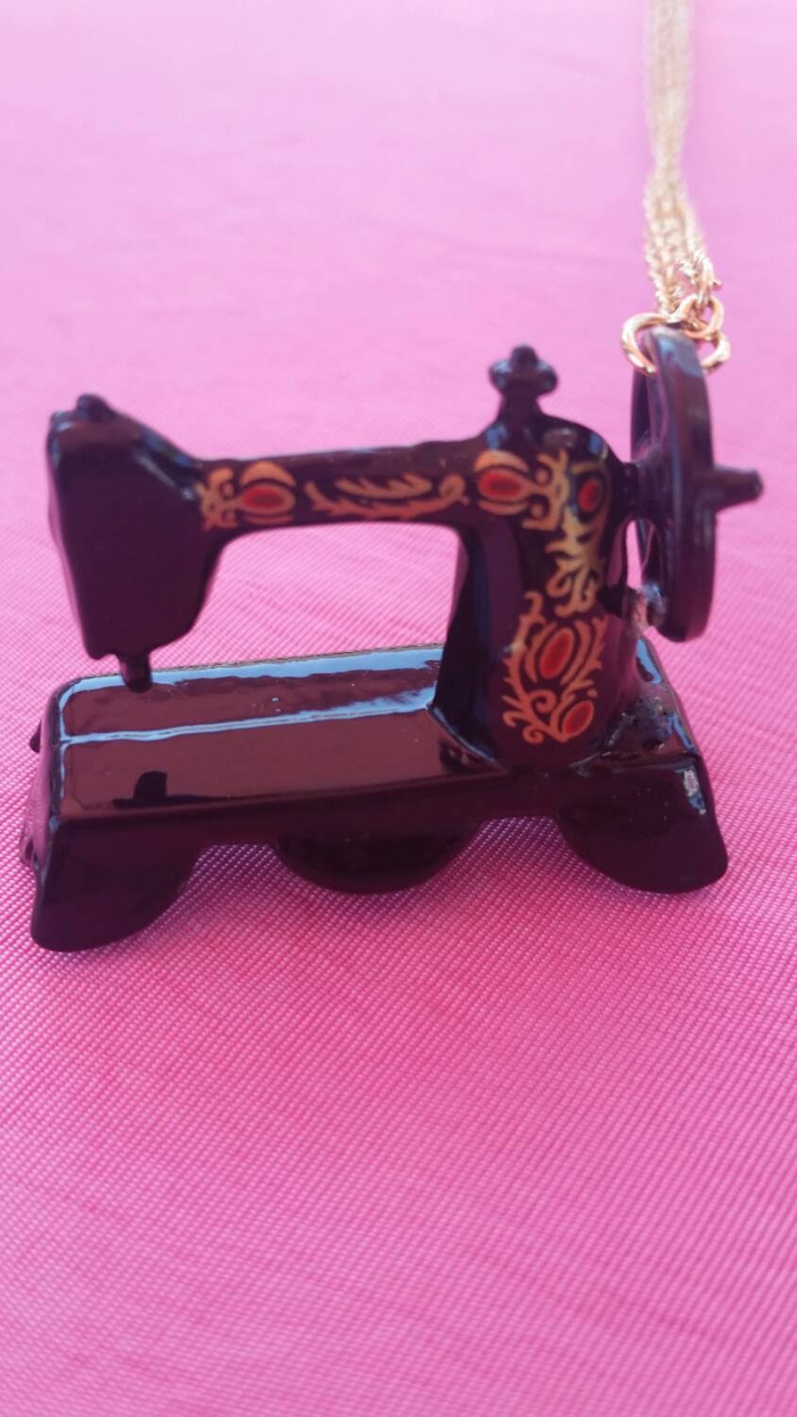 Sewing Machine Necklace - Etsy