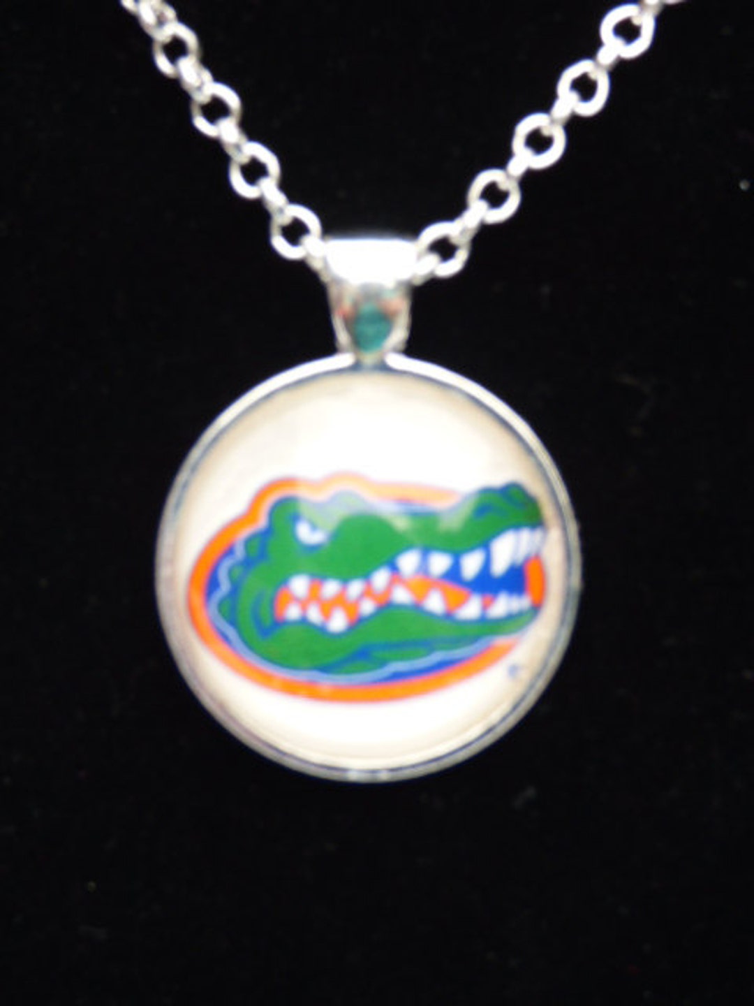 UF Florida Gator Pendant Necklace - Etsy