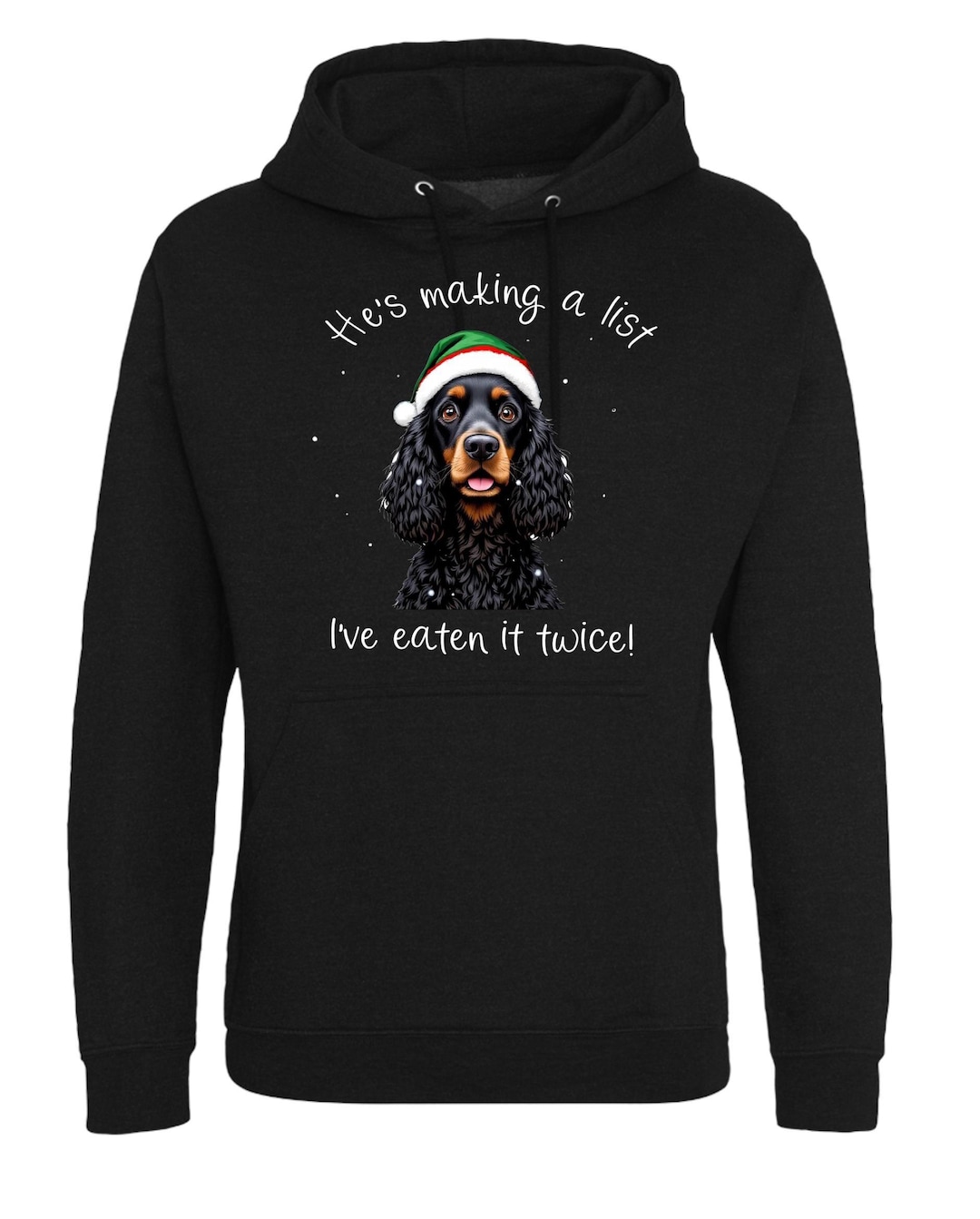 Funny Cocker Spaniel Christmas Hoodie | Holiday Jumper| Christmas ...