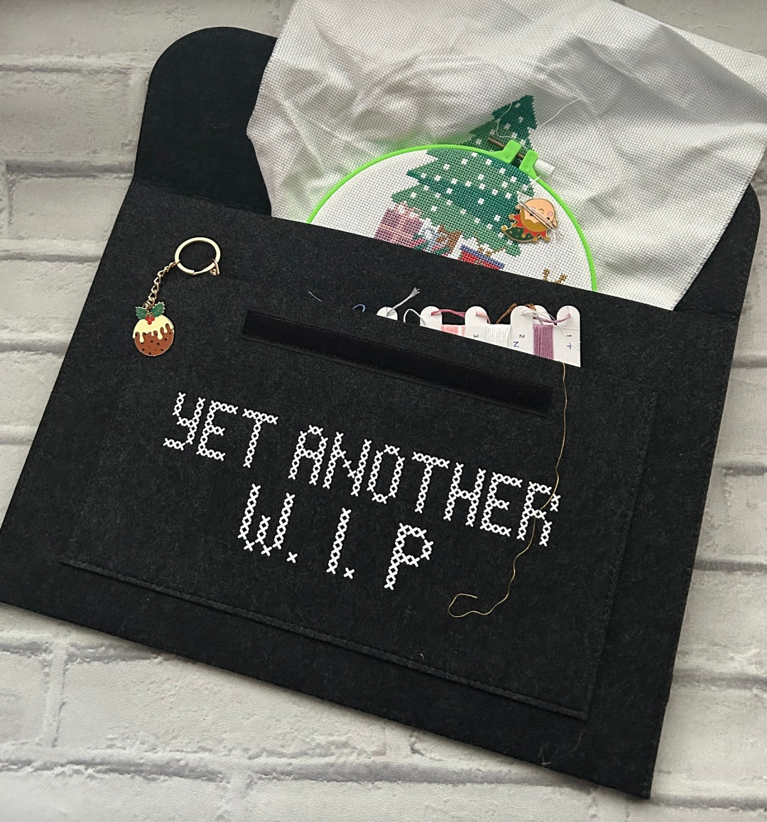 WIP | Work in Progress Cross Stitch Storage | Document Holder - Etsy