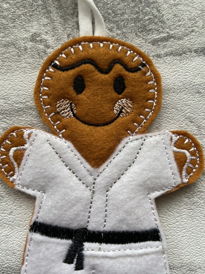 Karate Gingerbread Hanging Decoration - Etsy UK