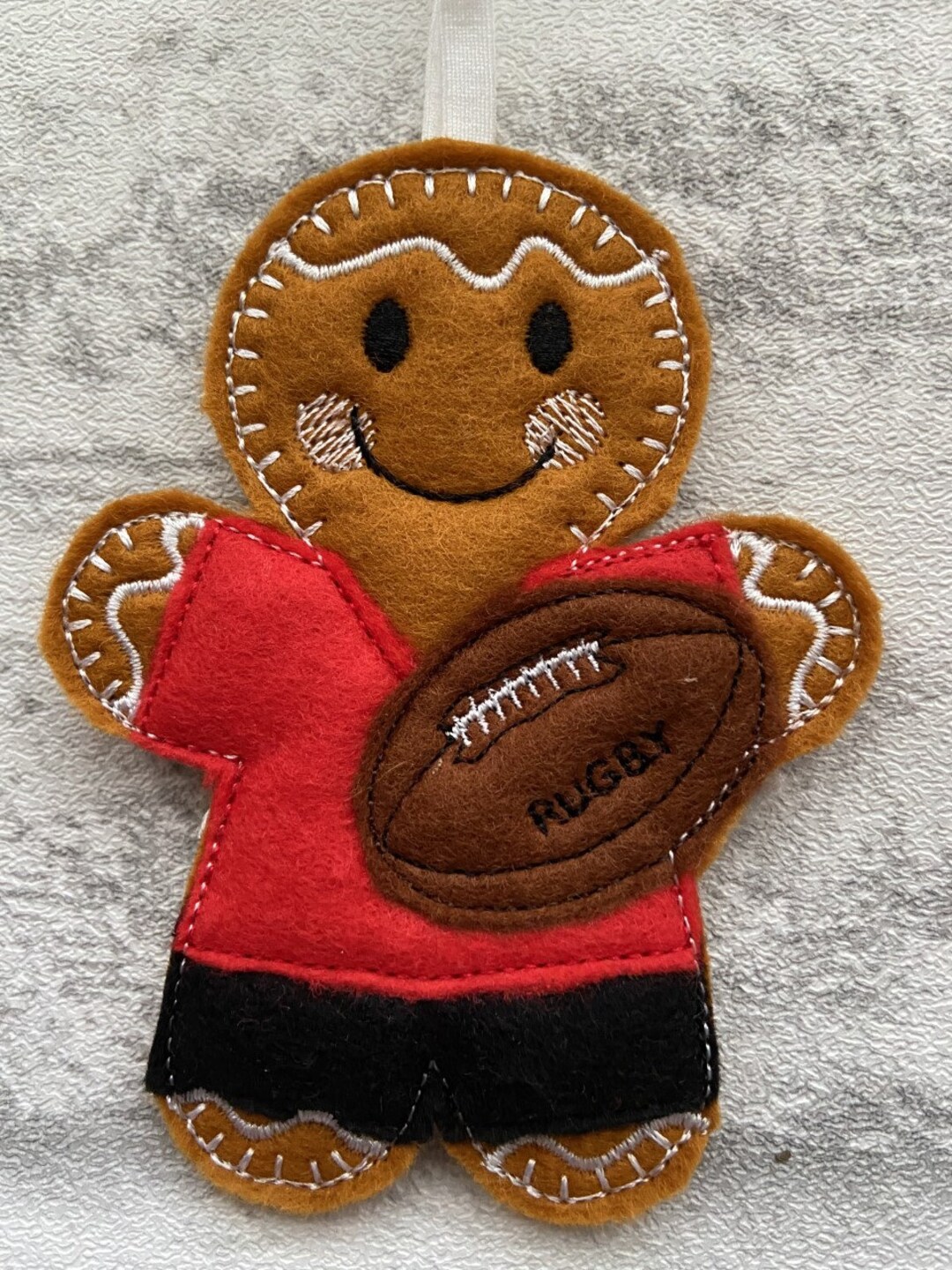 Rugby Player Gingerbread Hanging Decoration - Etsy UK