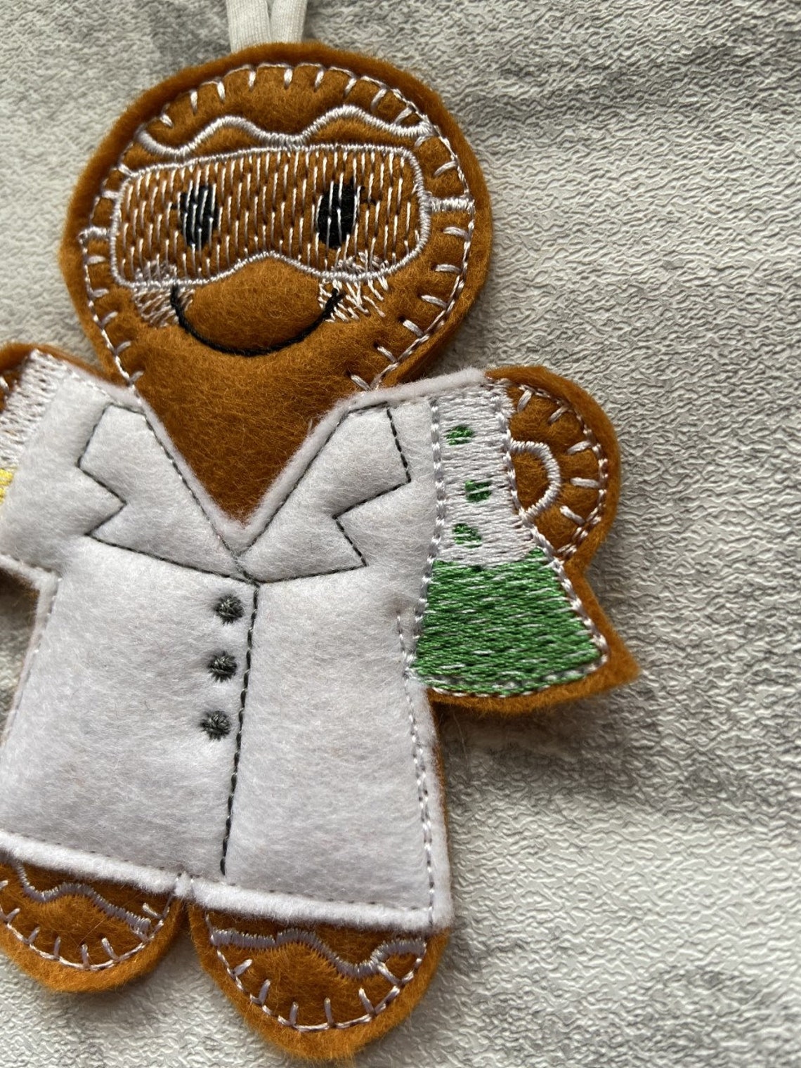 Scientist Lab Technician Chemist Gingerbread Hanging - Etsy UK