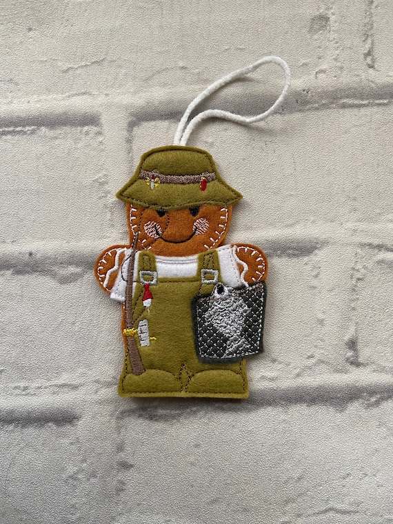 Gingerbread Man Fishing