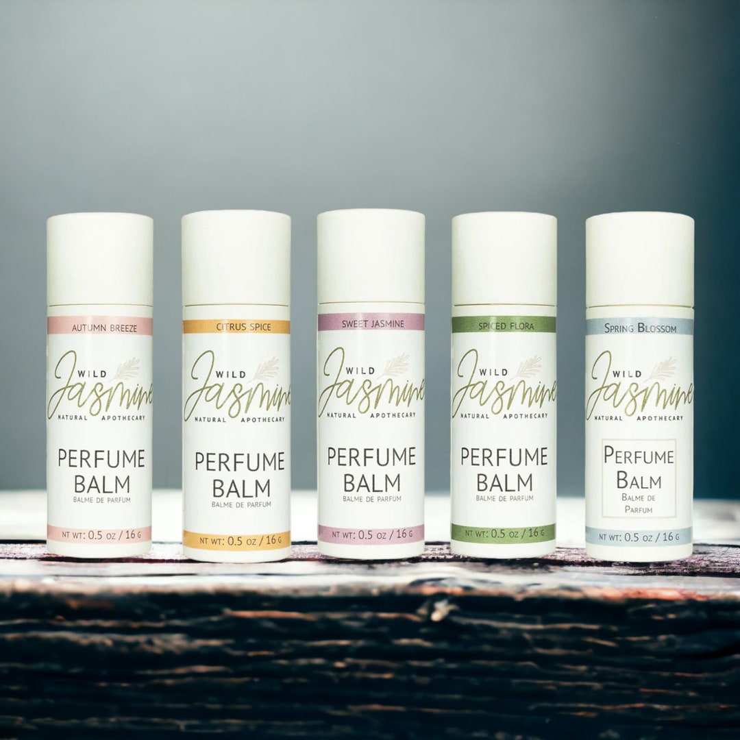 NATURAL PERFUME - 5 Pure Essential Oil Perfume Balms, Natural Perfume ...