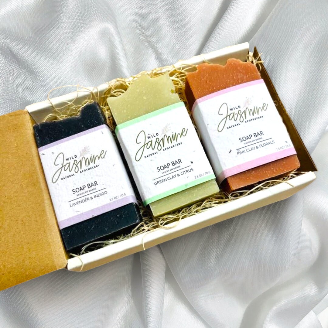 MINI SOAP SET - Set of 3 Mini Bar Soaps- Travel Soap, Guest Soap, Soap ...