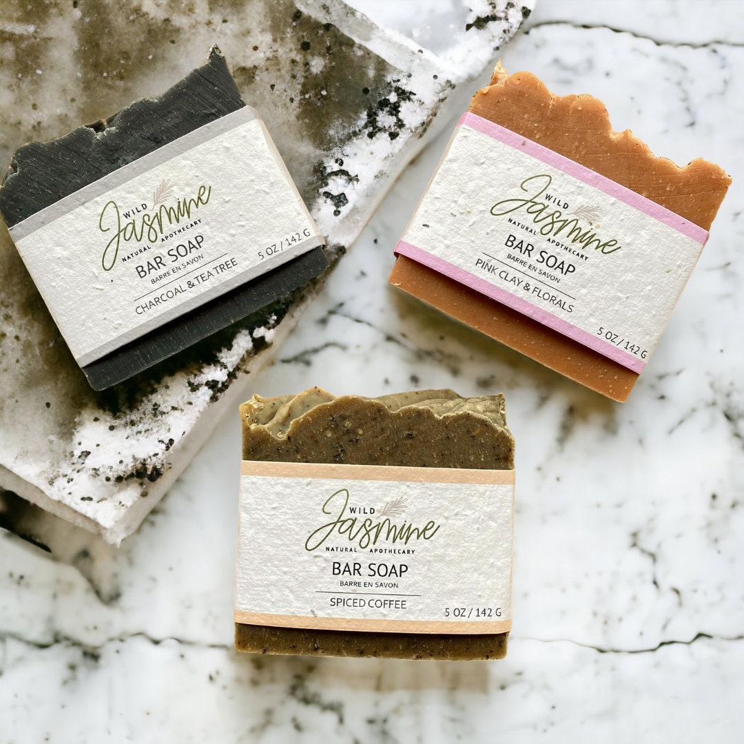 NATURAL SOAP Bars - Set of 3 - Zero Waste Soap Bar | Bar Soap ...