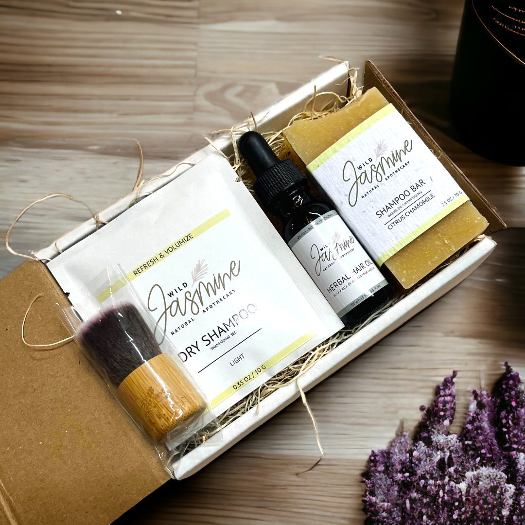 MINI HAIR CARE Set - Shampoo Bars, Hair Oil, Dry Shampoo, - Etsy