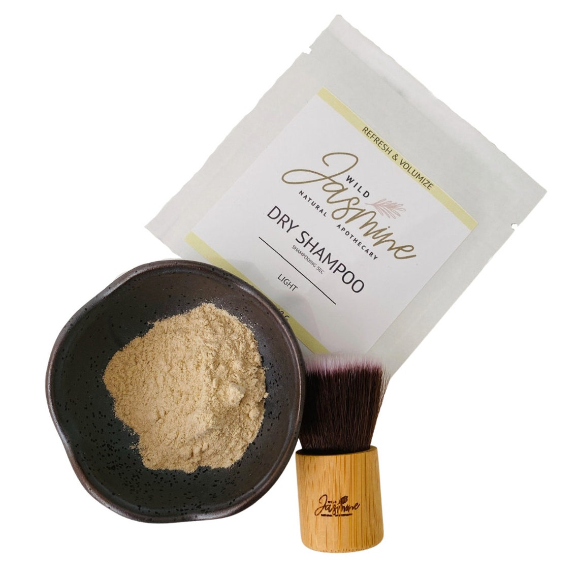 NATURAL DRY SHAMPOO Sample Zero Waste Dry Shampoo Powder - Etsy