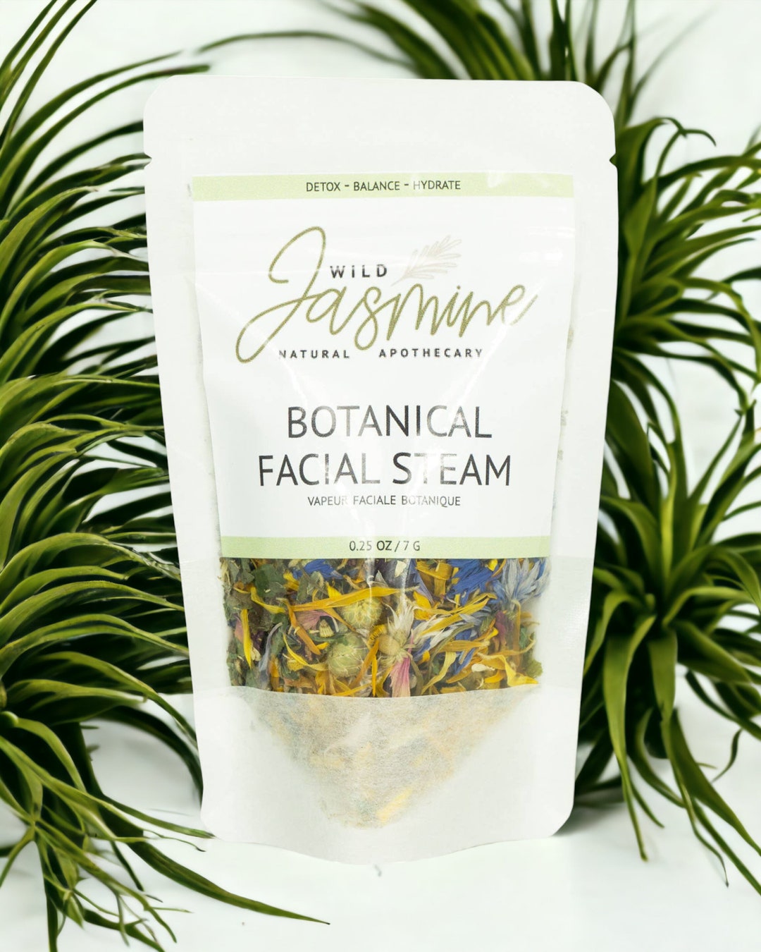 BOTANICAL FACIAL STEAM Sample, Open Pores, Detox, Hydrate, Home Spa ...