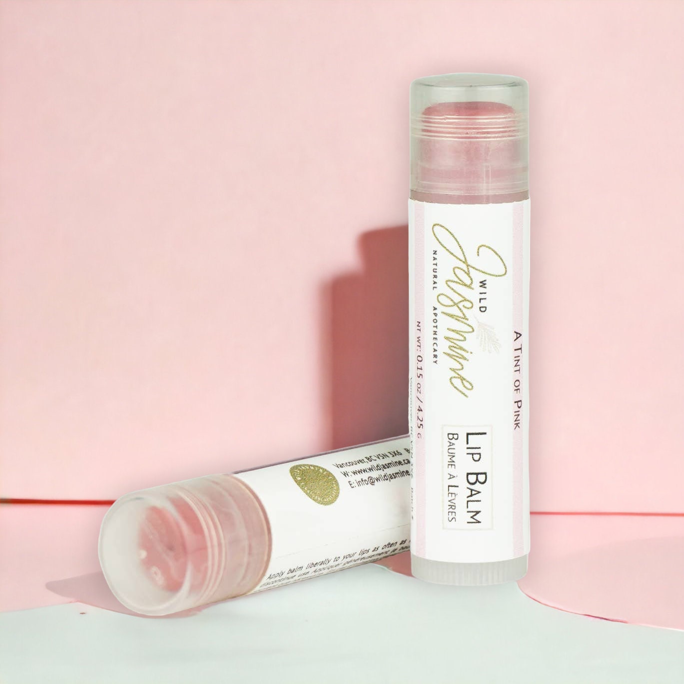 PINK LIP BALM: Natural Lip Balm, Tinted Pink Lip Balm, Beeswax Lip Balm ...