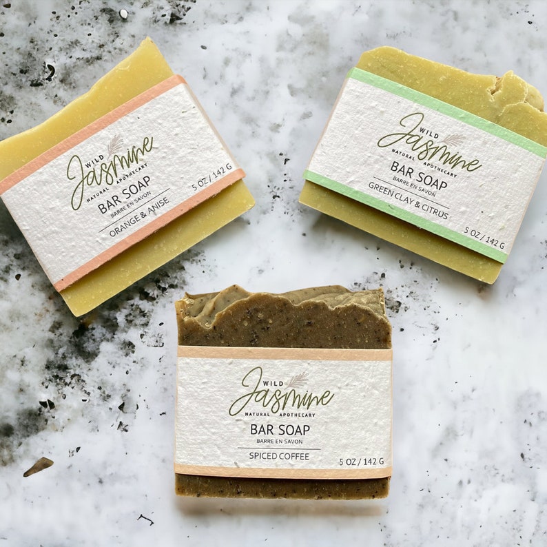 NATURAL SOAP Bars Set of 10 Zero Waste Soap Bar Bar Soap Natural ...