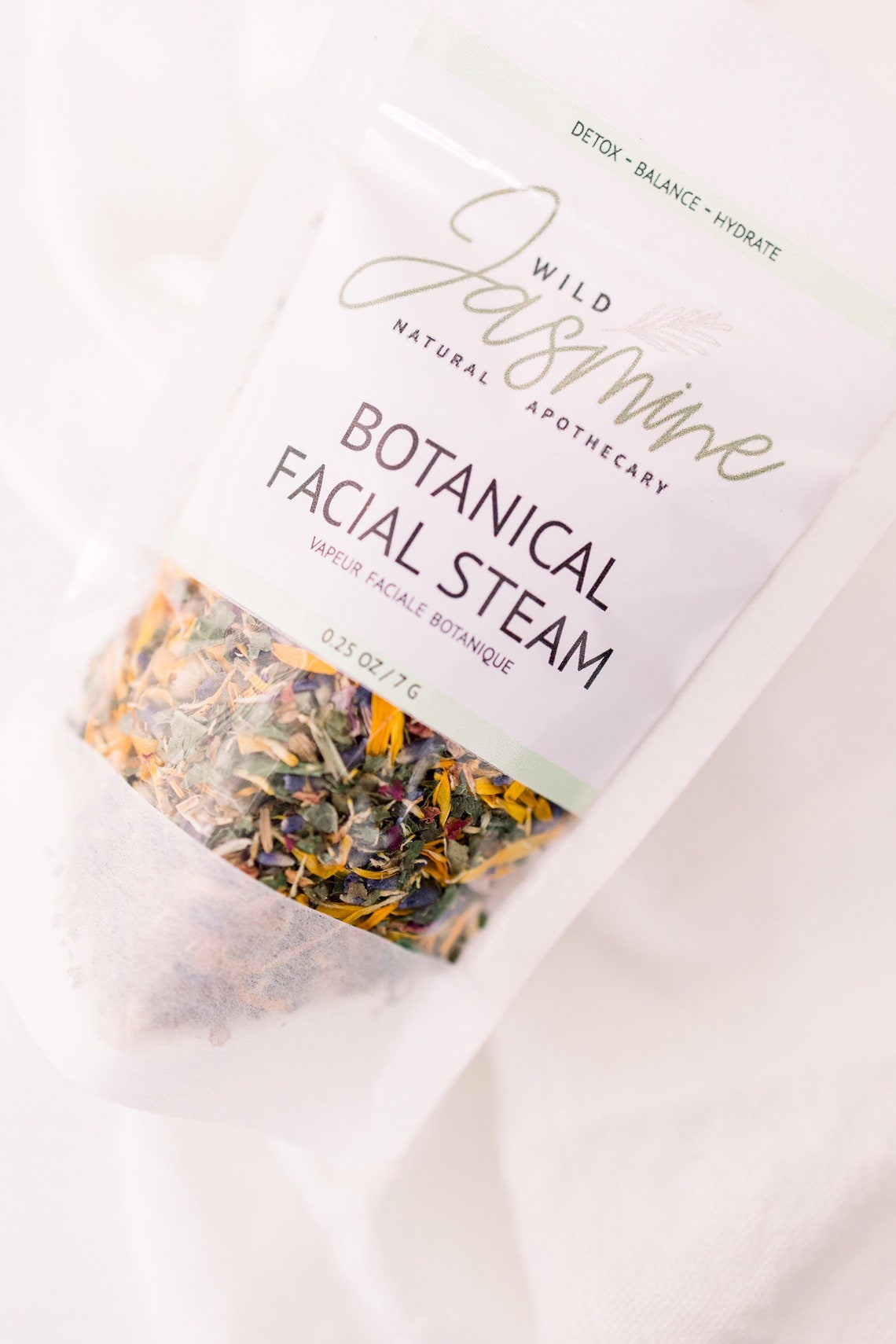 BOTANICAL FACIAL STEAM Sample, Open Pores, Detox, Hydrate, Home Spa ...
