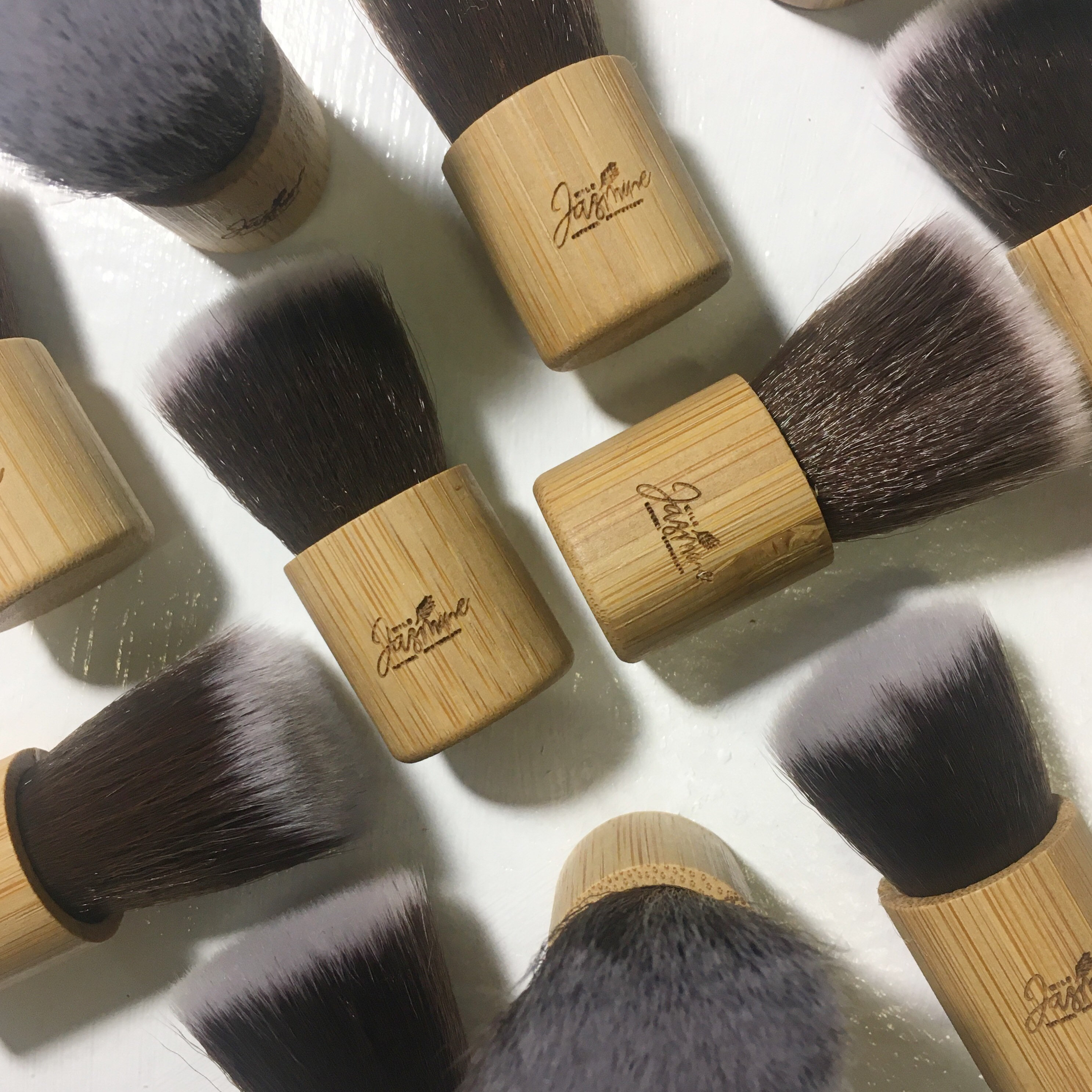 DRY SHAMPOO BRUSH- Mini Kabuki Brush - Blending Brush - Natural Dry ...