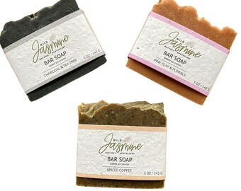 NATURAL SOAP Bars Set of 3 Zero Waste Soap Bar Bar Soap | Etsy