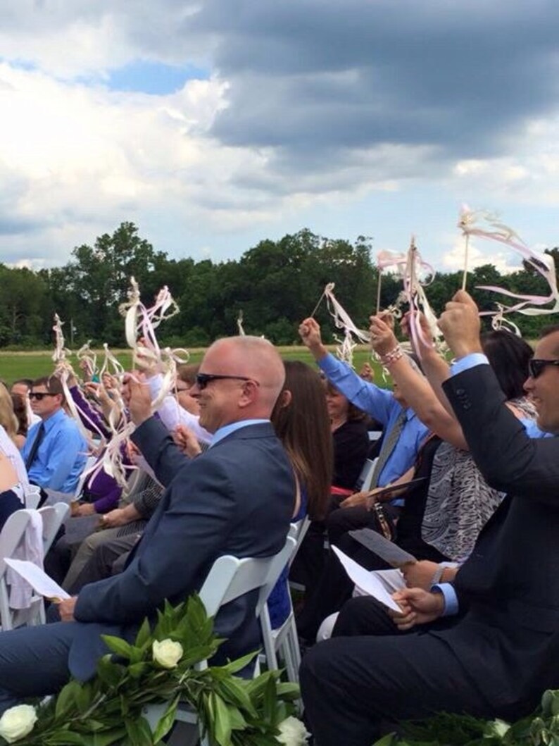 100 DIY Personalized Wedding Wand Kit Your Choice of Ribbon - Etsy