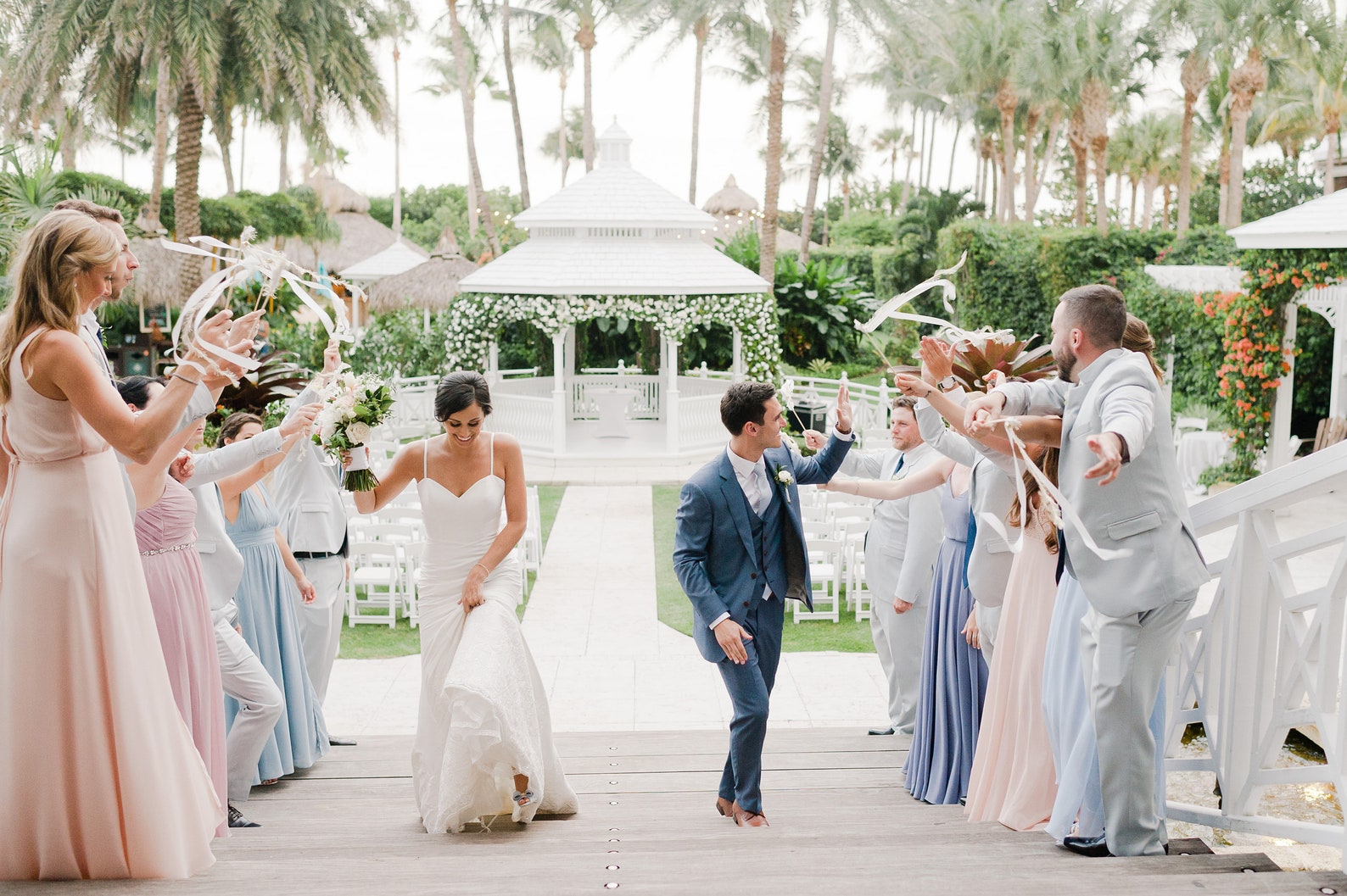 175 Ribbon Wands Send off Ideas Ceremony Exit Wedding Ribbon Favors ...