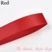 Red Ribbon Double Sided Satin Ribbon 100 Yards - Etsy