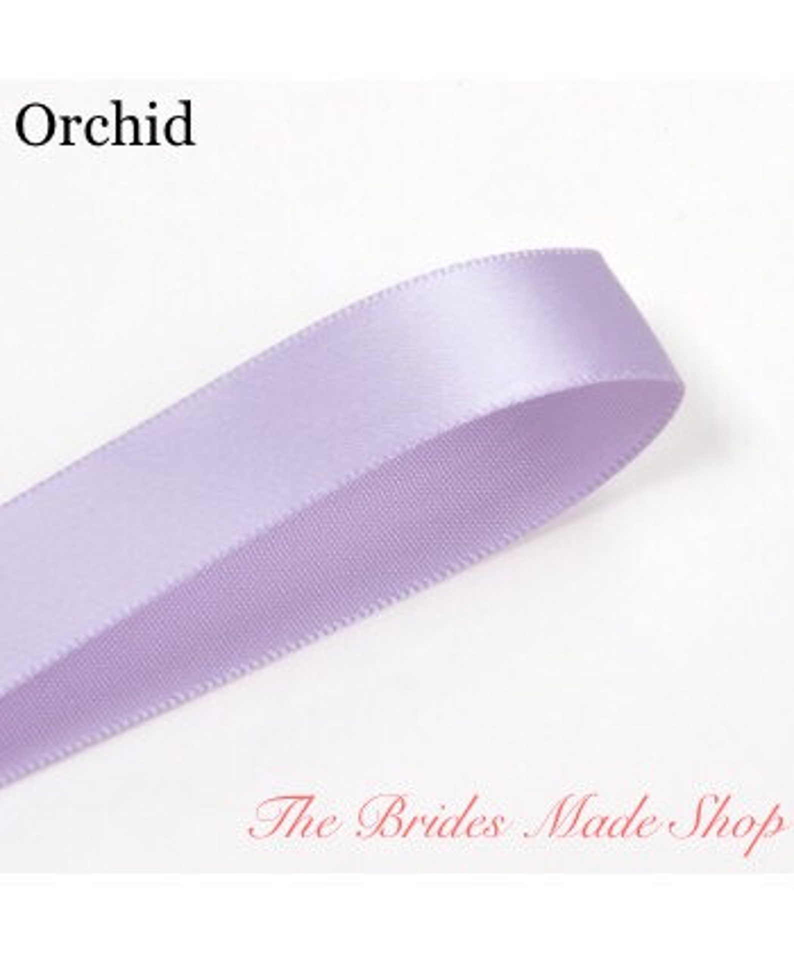 Orchid Light Purple Ribbon Double Sided Satin Ribbon 100 Yards - Etsy