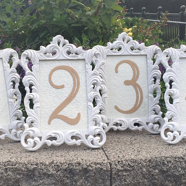 Baroque Table Number - Etsy