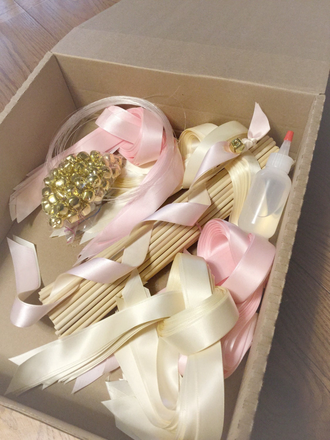 100 DIY Wedding Wand Kit Your Choice of Ribbon Color - Etsy