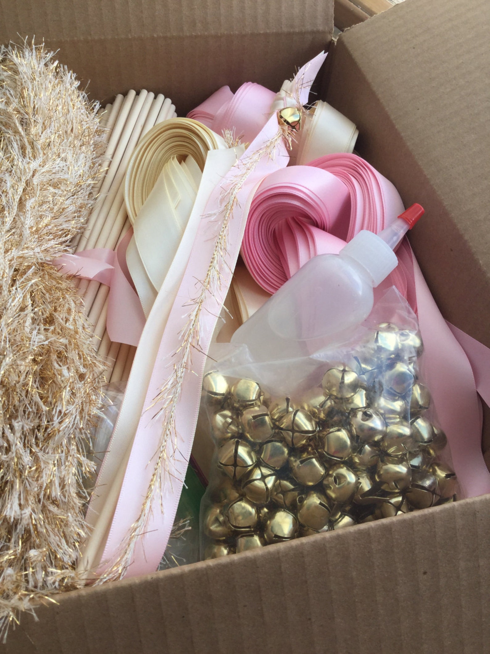 100 DIY Wedding Wand Kit Your Choice of Ribbon Color - Etsy