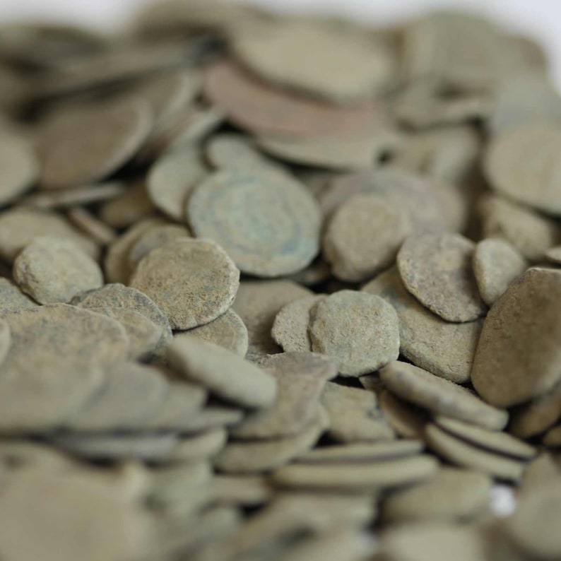 Treasure Chest, 5 Ancient, Uncleaned, Roman Coins, Cleaning Guide ...