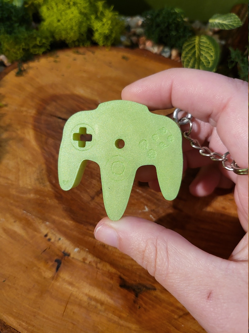 N64 Controller Keychain - Etsy