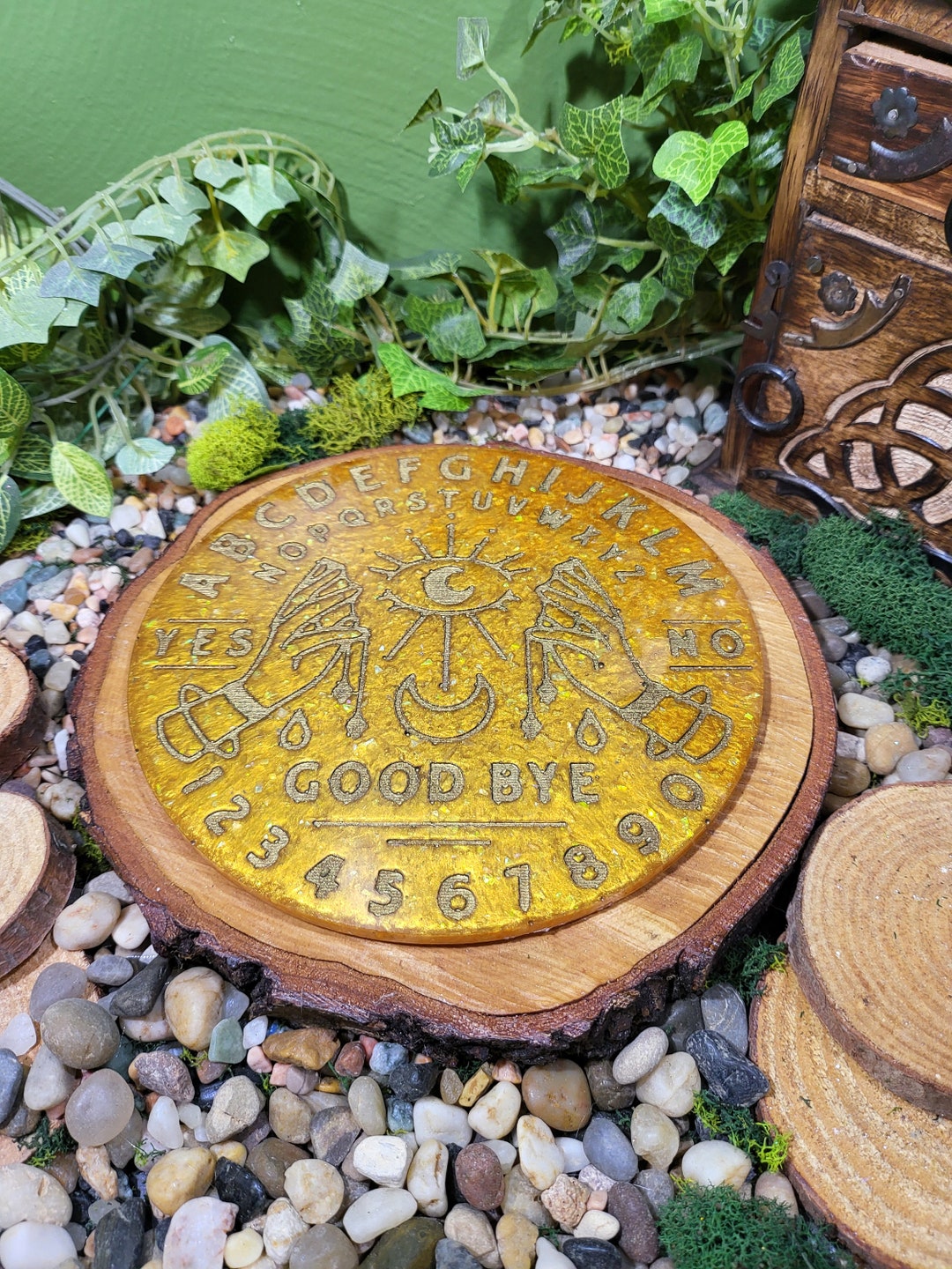 Gold and Copper Circle Ouija Board - Etsy