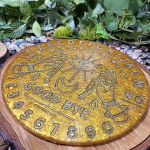 Gold and Copper Circle Ouija Board - Etsy