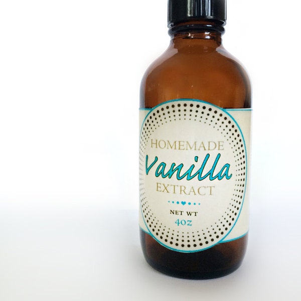 Vanilla Extract Labels - Etsy