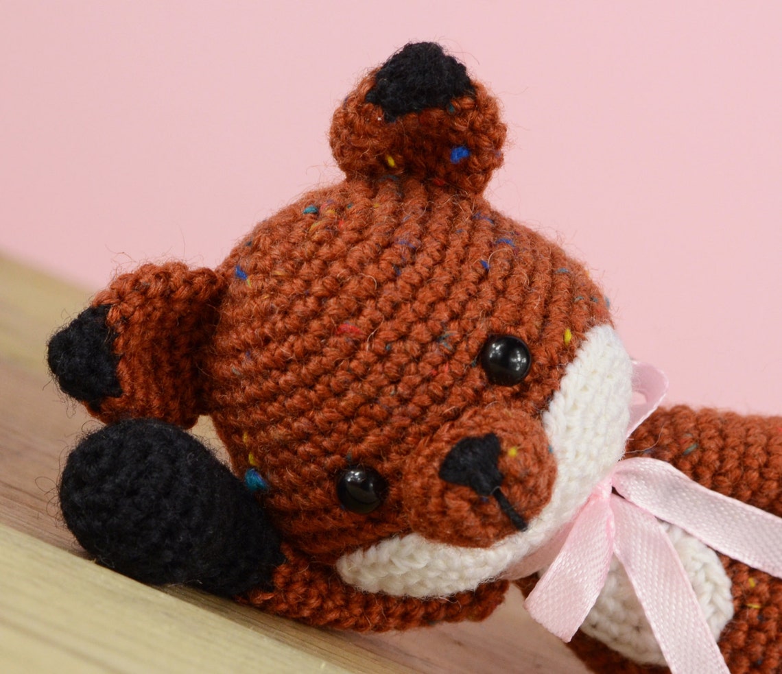 Crochet Pattern MINI Fox Victor - Etsy Denmark