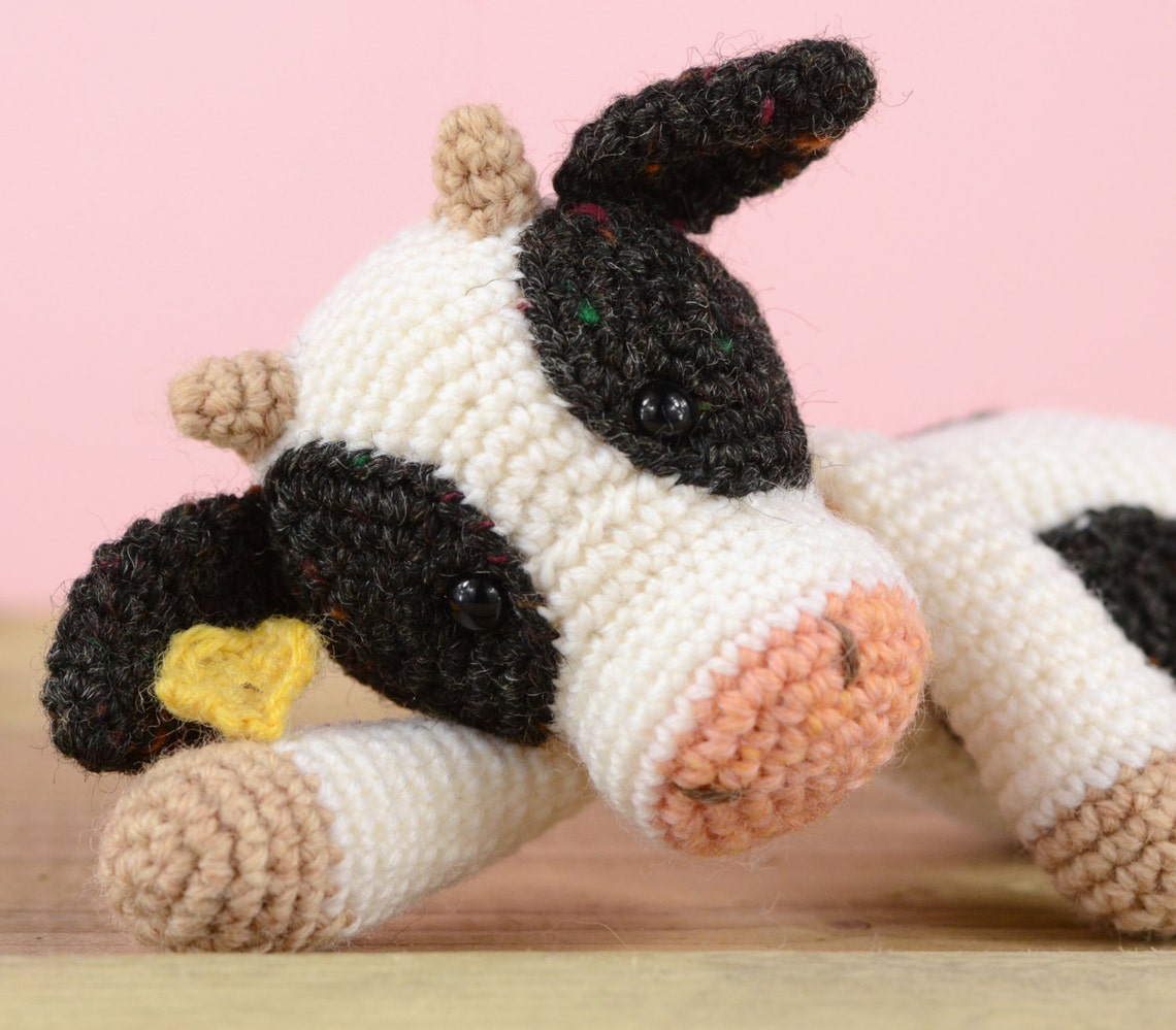 Crochet Pattern MINI COW | Etsy