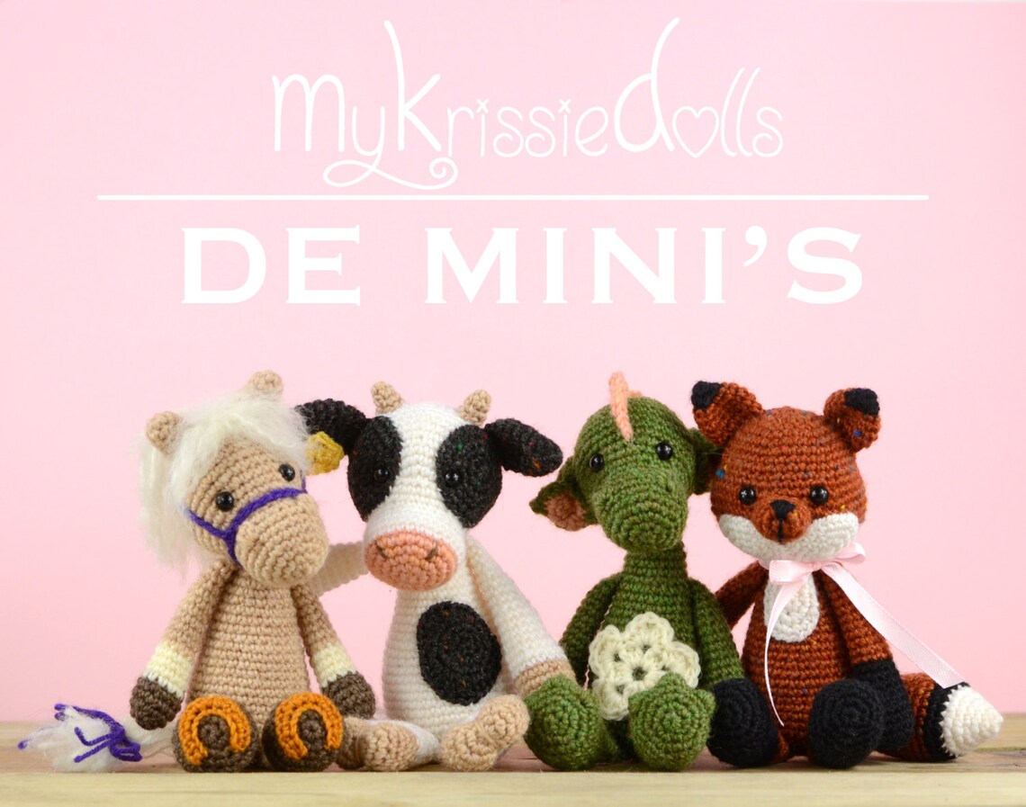 Crochet Pattern MINI COW | Etsy