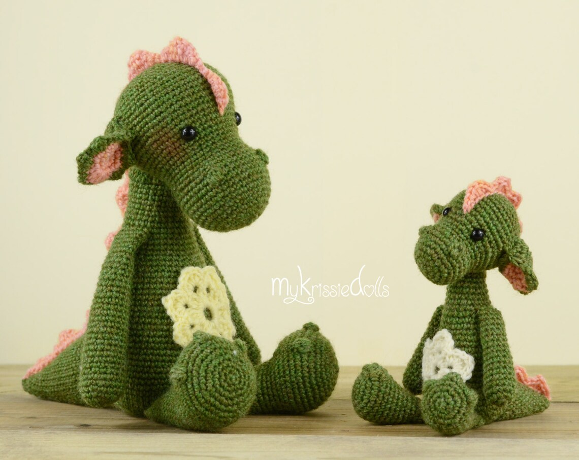 Crochet Pattern - MINI Dragon Julia - Etsy