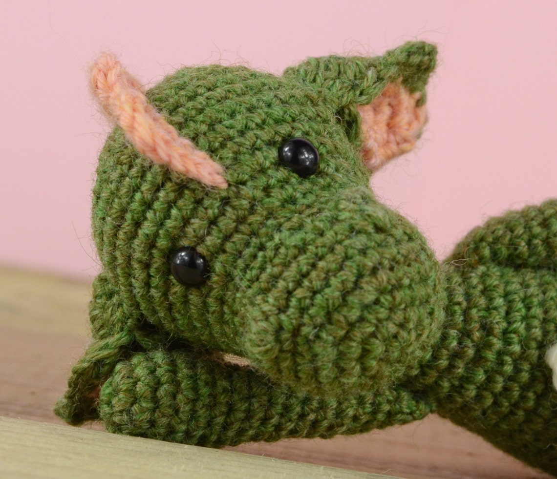 Crochet Pattern - MINI Dragon Julia - Etsy