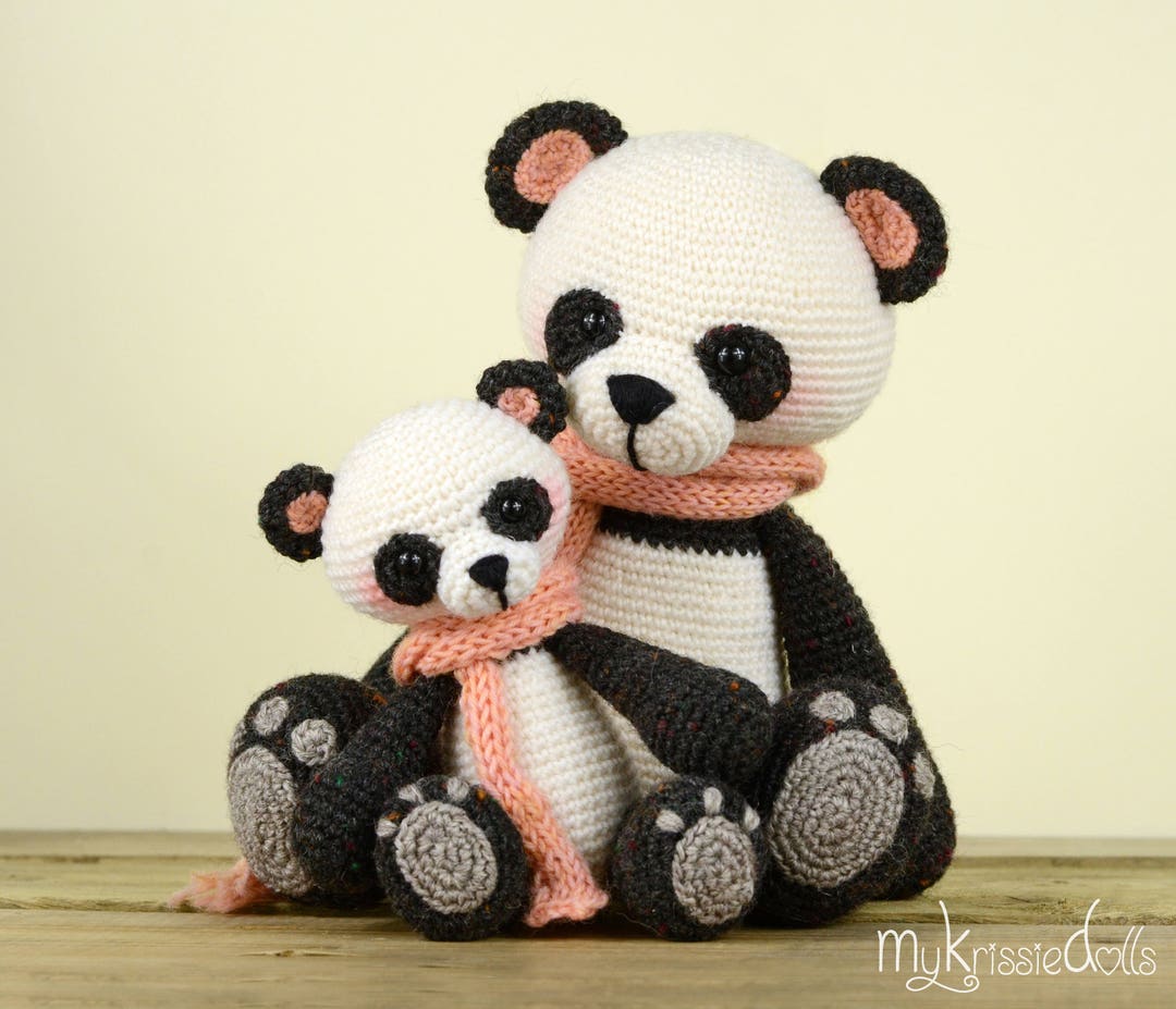 Haakpatroon MINI Mijn Kleine Pandabeer - Etsy