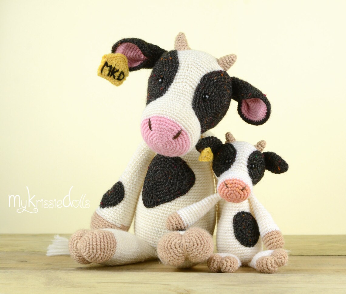 Crochet Pattern MINI COW | Etsy