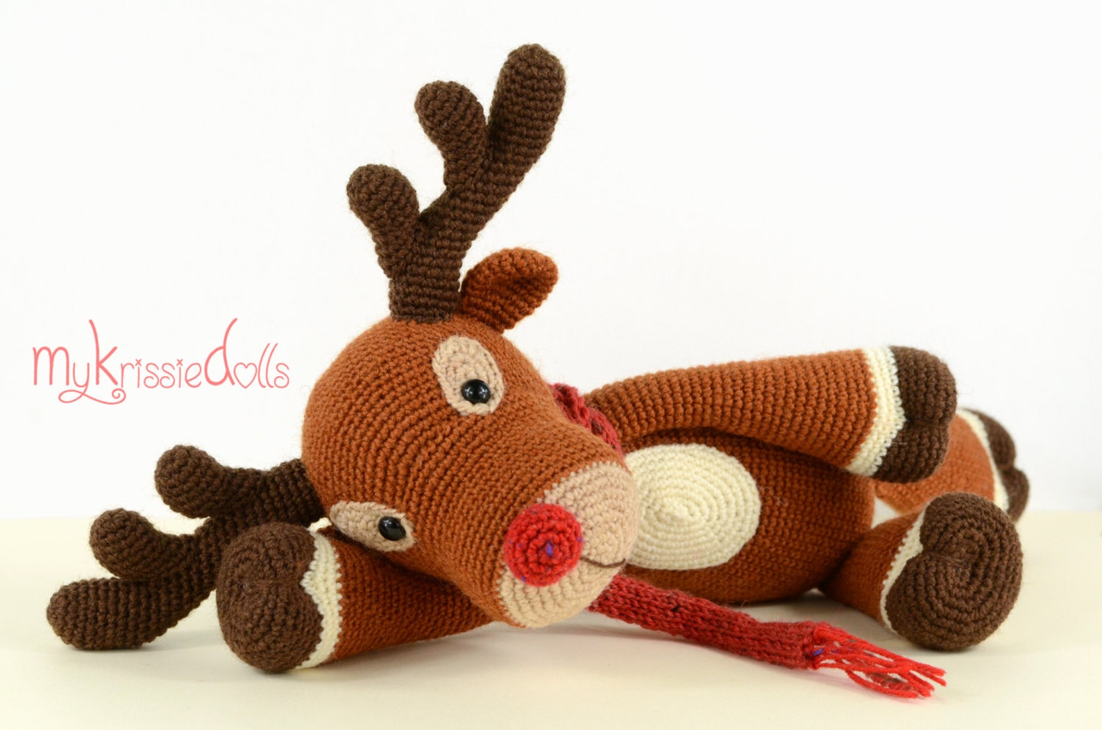 Haakpatroon Rudolf Rendier - Etsy Nederland