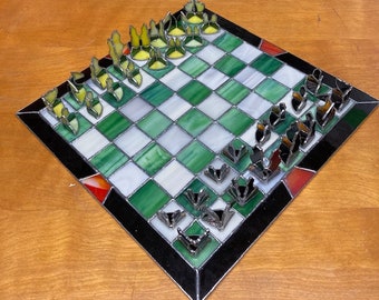 Glass Chess Board - Etsy