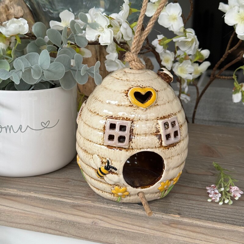 Ceramic Bird House - Etsy