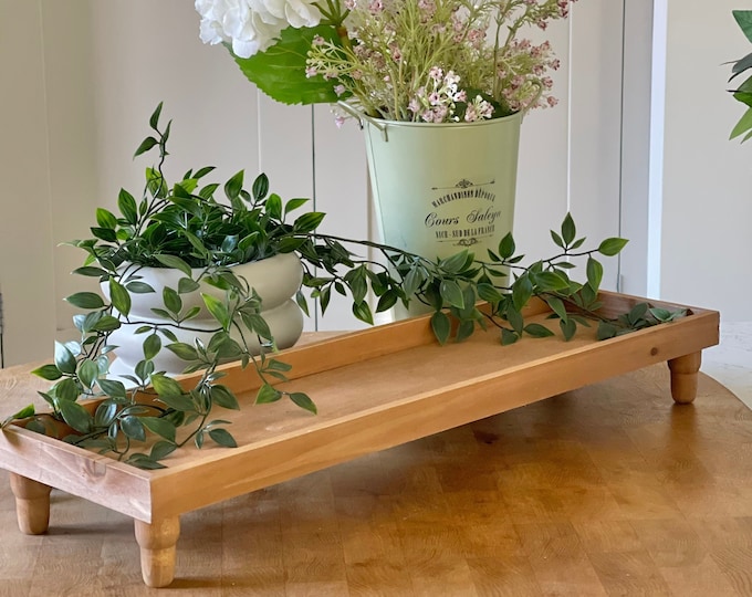 Long Wooden Tray - Etsy