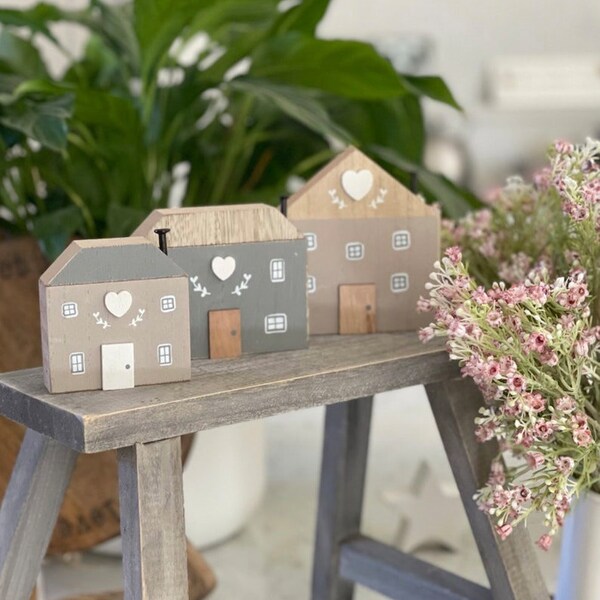 Wooden Houses Decor - Etsy
