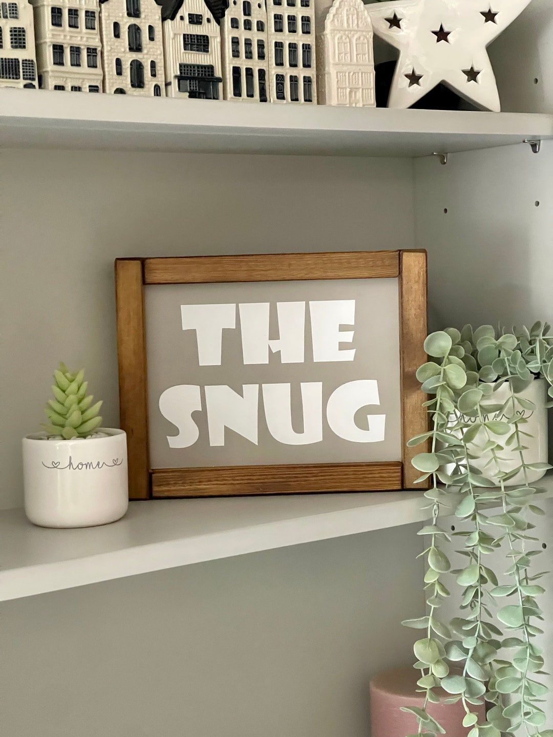 The Snug Wooden Sign. - Etsy