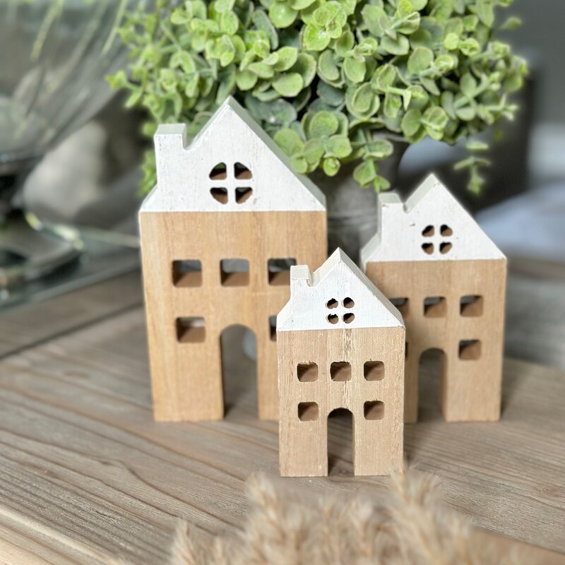 Wooden Houses Decor - Etsy