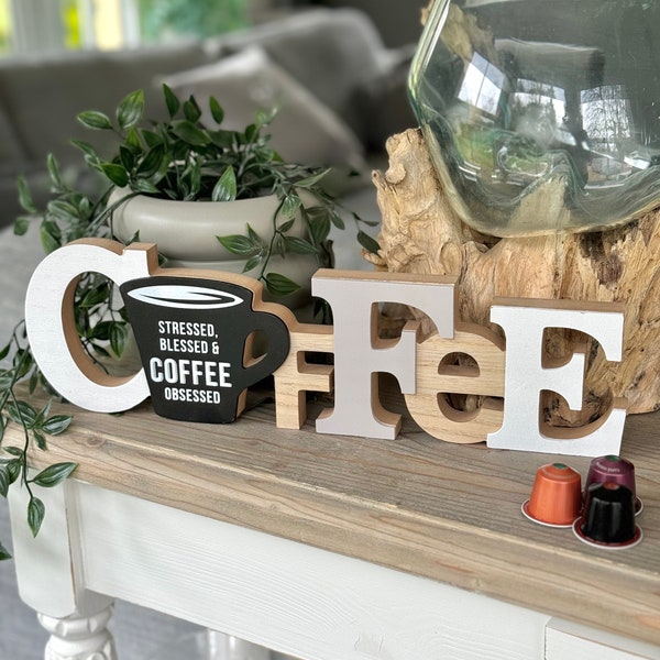 Wooden Coffee Sign - Etsy